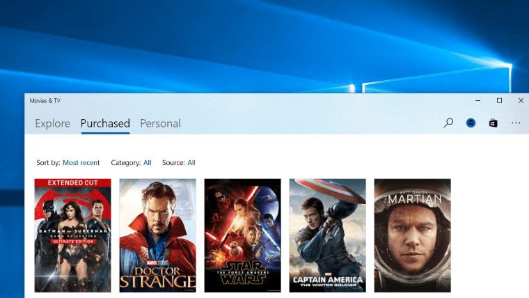Movies & TV app gets the Project NEON treatment, available now to ...