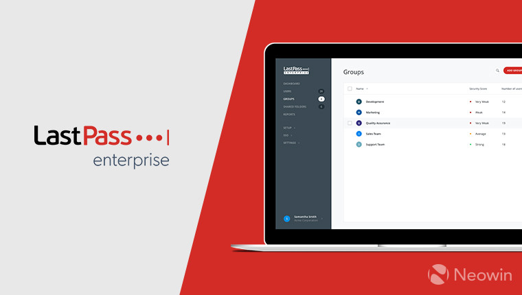 LastPass Enterprise gets updated Groups feature - Neowin