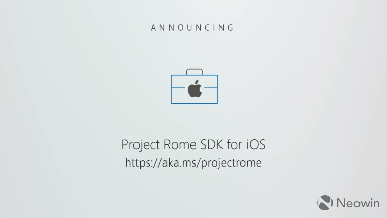 Microsoft expands support for Project Rome SDK, now includes iOS as ...