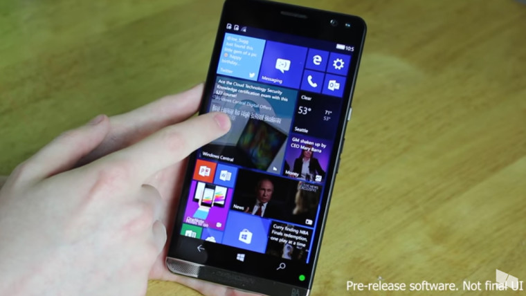 Windows 10's adaptive CShell user interface revealed in images and ...