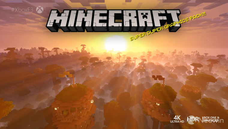 Just like everything else, Minecraft is also hitching onto the 4K train ...