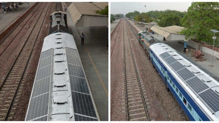 India develops a partially solar-powered train in order to save on ...