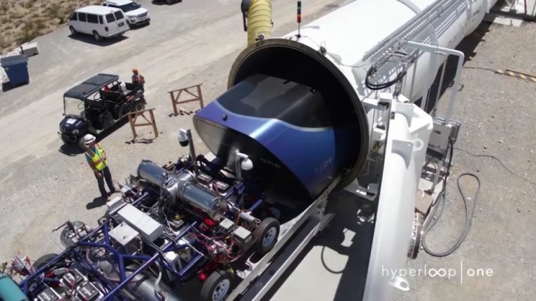 Hyperloop One completes its second and fastest test yet, hitting 192 ...