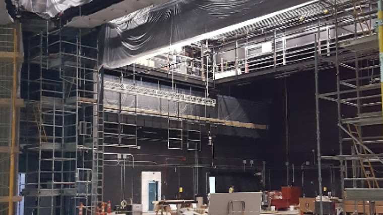 New images provide a sneak peek at the Steve Jobs Theater weeks ahead ...