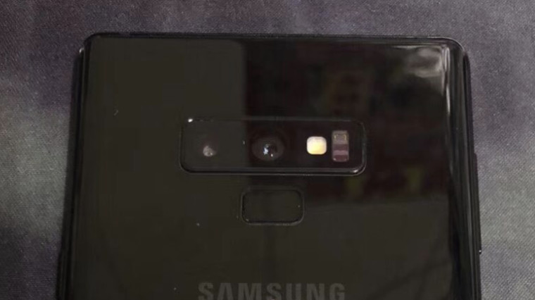 Images of a beat up Samsung Galaxy Note9 appear, showing off front and ...