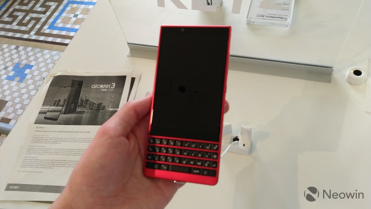 The BlackBerry KEY2 Red Edition is now available in the U.S. for $699 ...