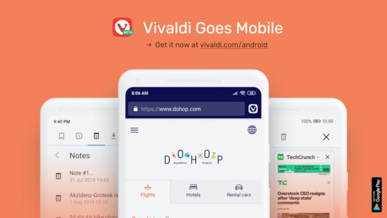 Vivaldi browser goes mobile with Android beta release - Neowin