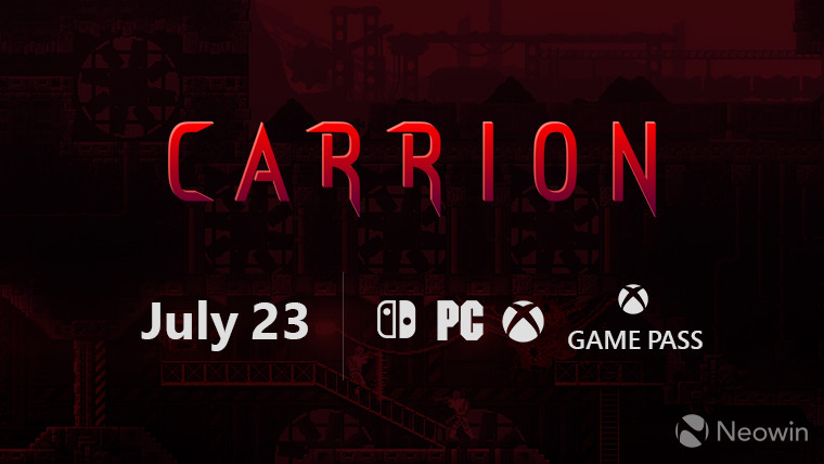 CARRION set to release July 23 on PC, Xbox One, Switch, and in Game ...