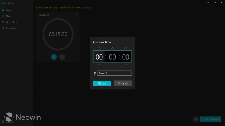 Windows 10 Alarms & Clock app gets a major redesign for Insiders - Neowin