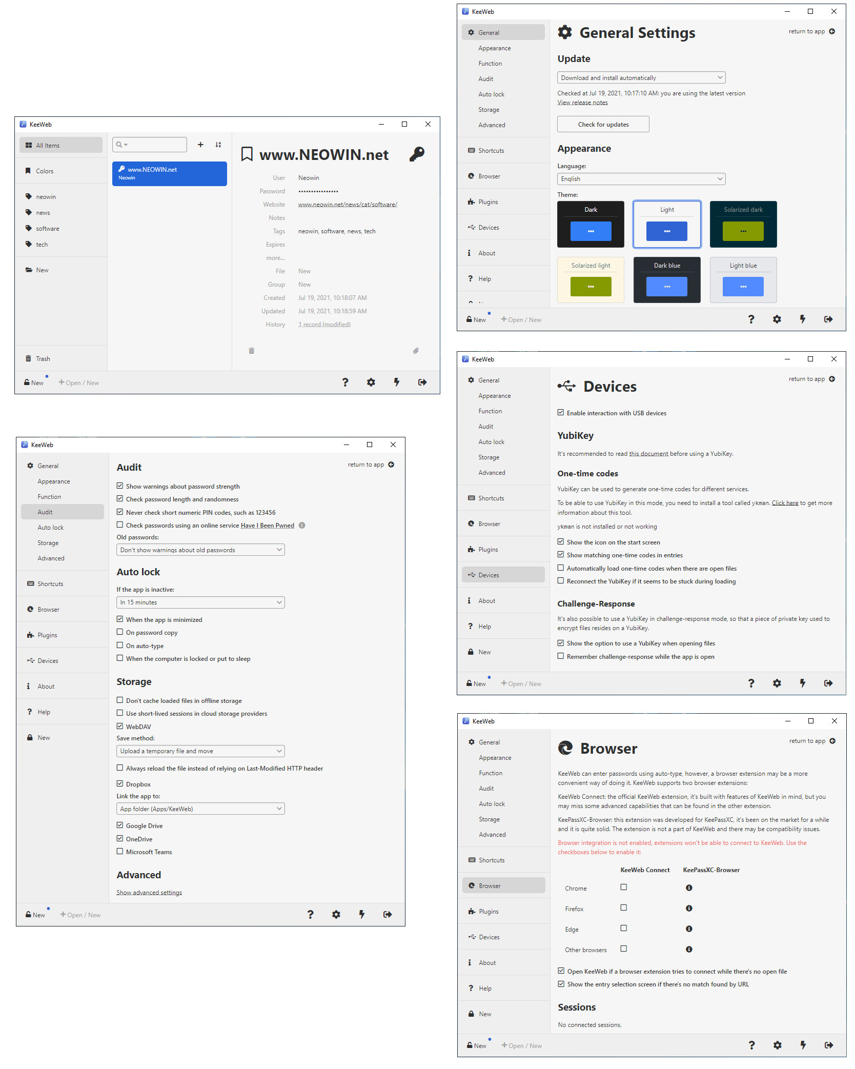 KeeWeb 1.18.7 - Neowin