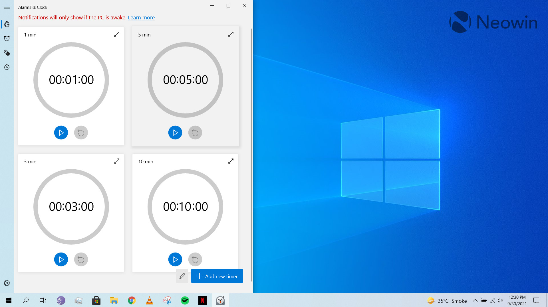 Test Sponsored Embarrassed Clock Widget Windows 11 Tornado Illustrate
