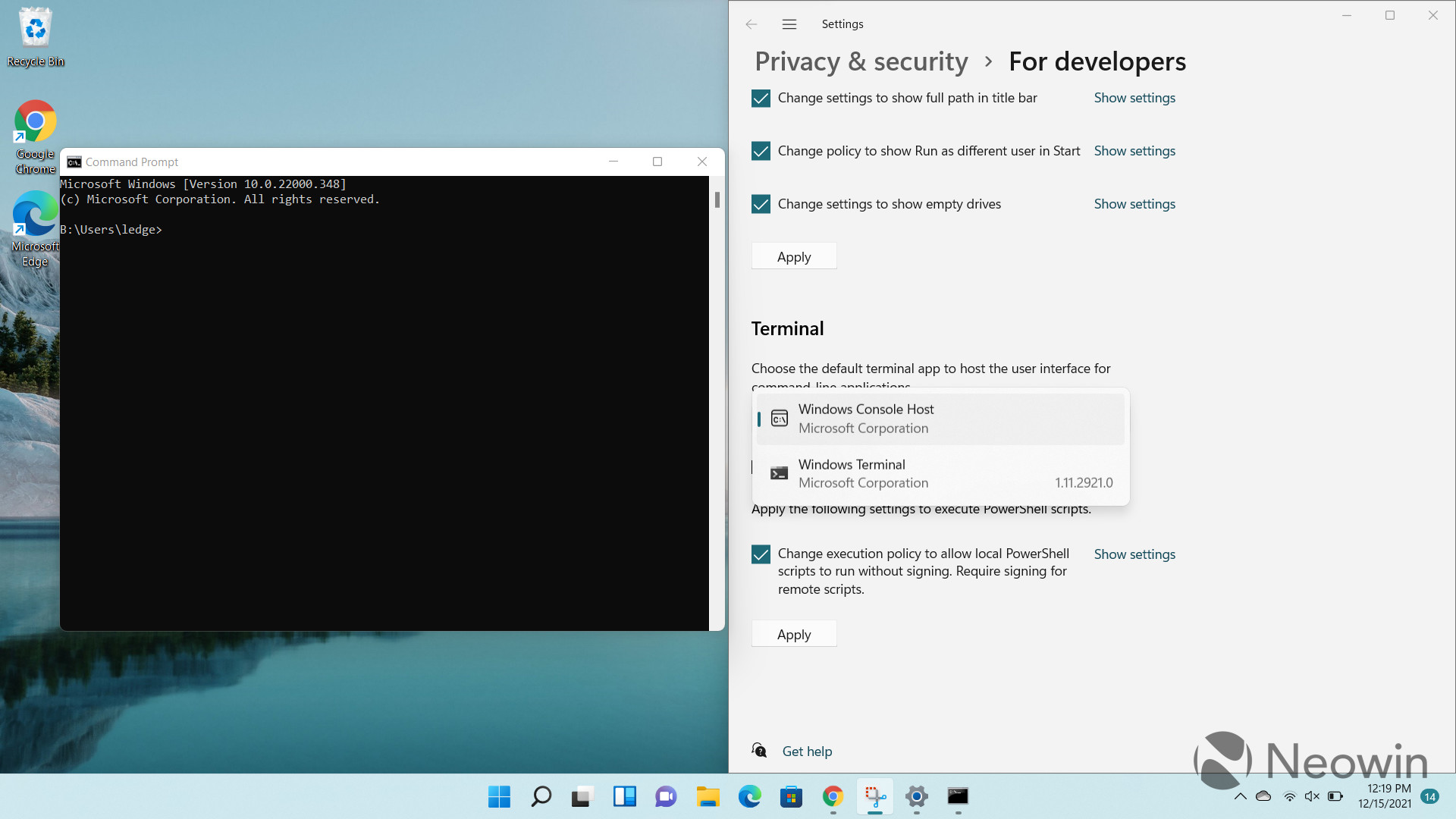 Windows Terminal Will Become The Default Command Line Experience In 