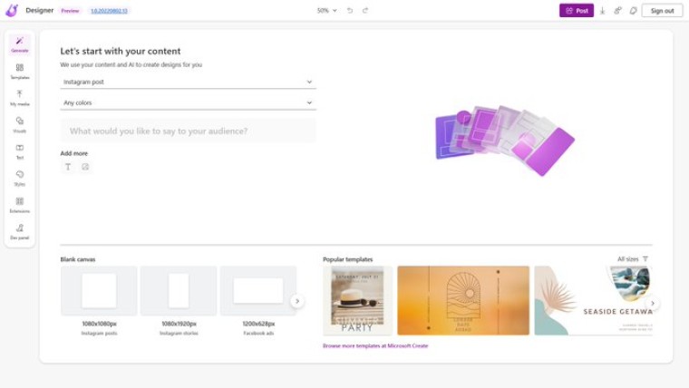 More details about Microsoft's "Designer" tool leak - Neowin