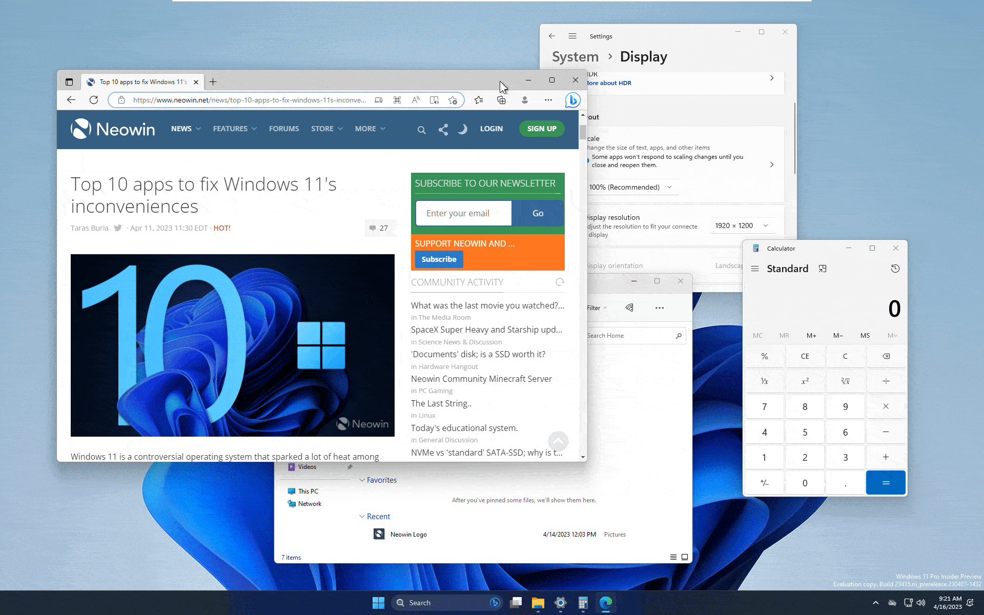 Windows 11 Build 23435 Has A Smart Window Snapping Feature Here 