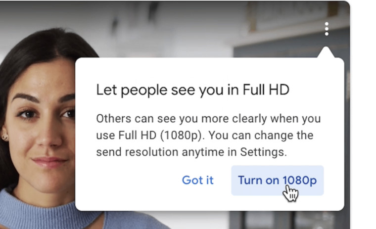 Google Meet gets 1080p Full HD video calling support for group calls ...