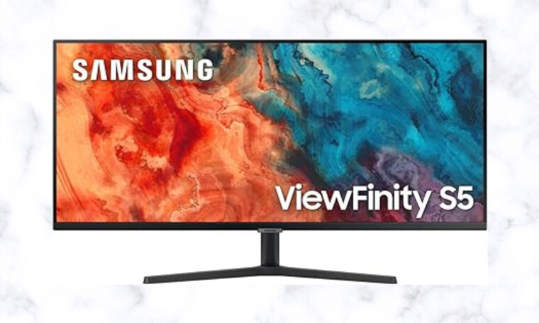 Limited-time Deal: 34" Samsung ViewFinity S5 Ultrawide QHD Monitor back ...