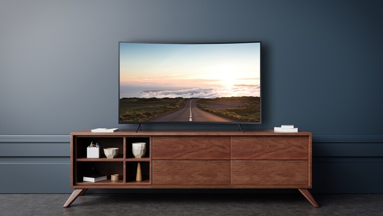 55-inch Samsung TU8300 4K UHD Curved Smart TV is currently available at ...