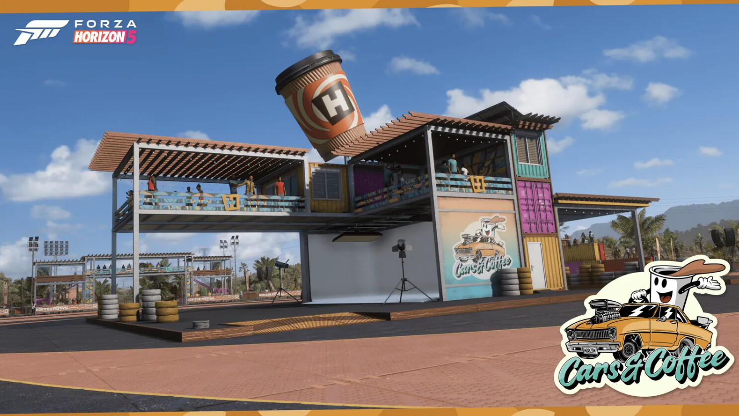 Forza Horizon 5 Cars Coffee Update Brings A Coffee Shop Location