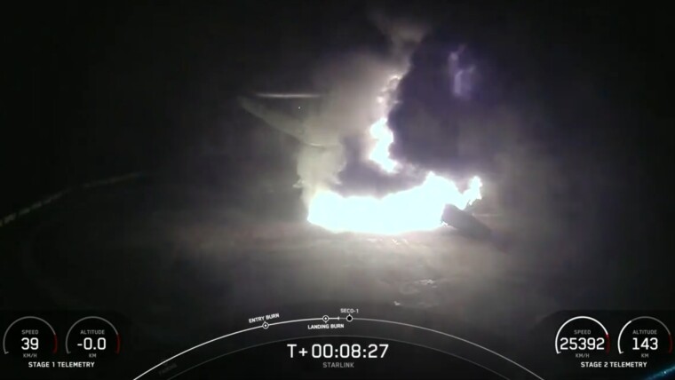 Bad day: Falcon 9 crashes upon landing after a record 23 flights ...
