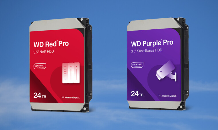 24TB Western Digital Red Pro CMR NAS and Purple Pro Surveillance HDD ...