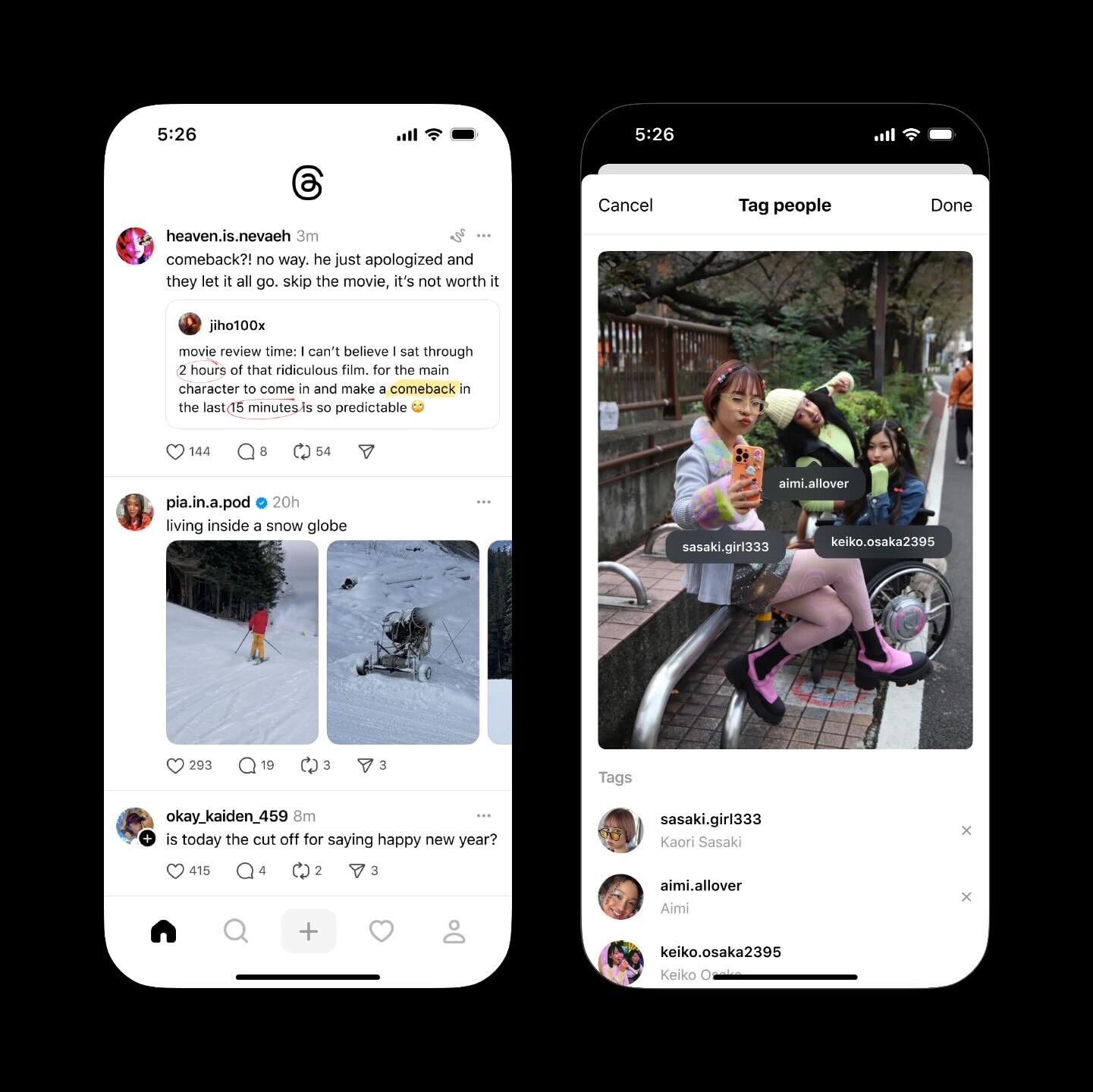 Meta's Threads gets a new "Media" tab, markup tool, and people tagging feature - Neowin