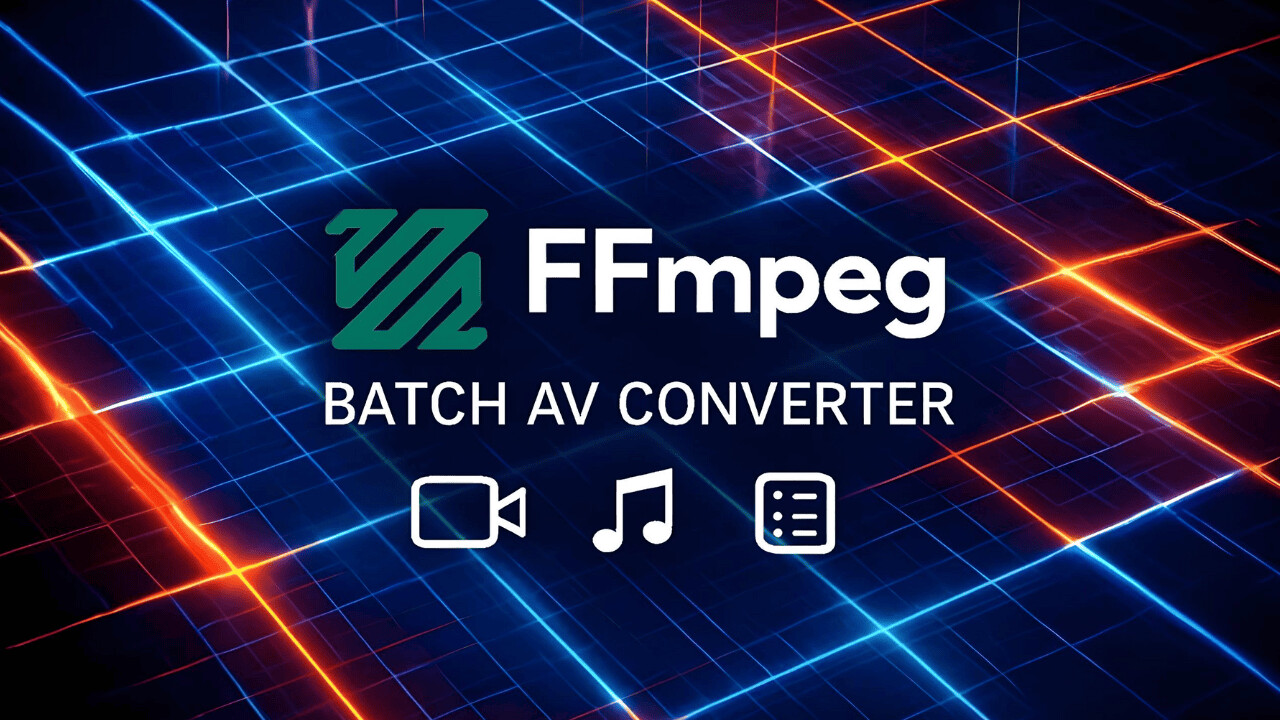 FFmpeg Batch AV Converter 3.2.4 - Neowin