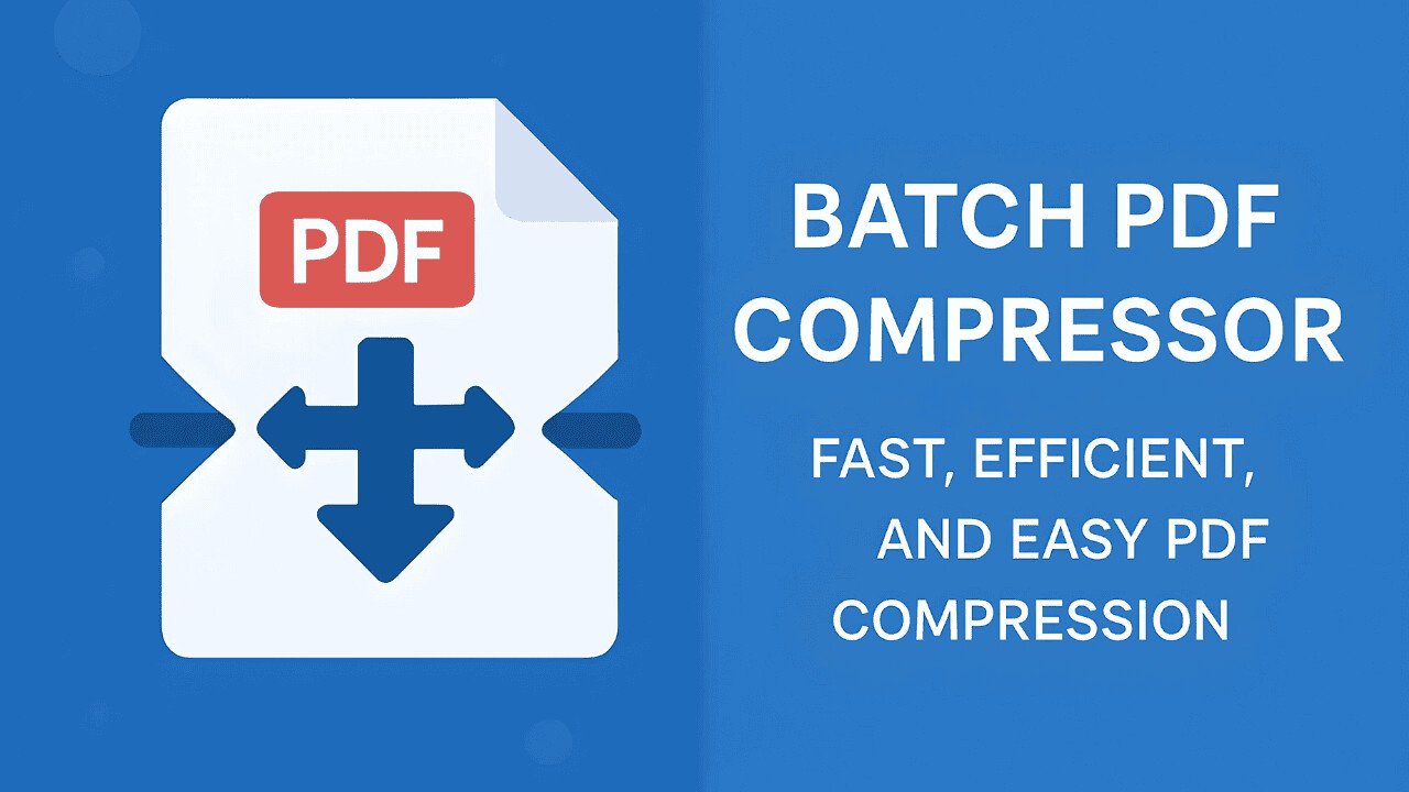 Batch PDF Compressor is an easy Windows tool for shrinking PDFs in bulk - Neowin