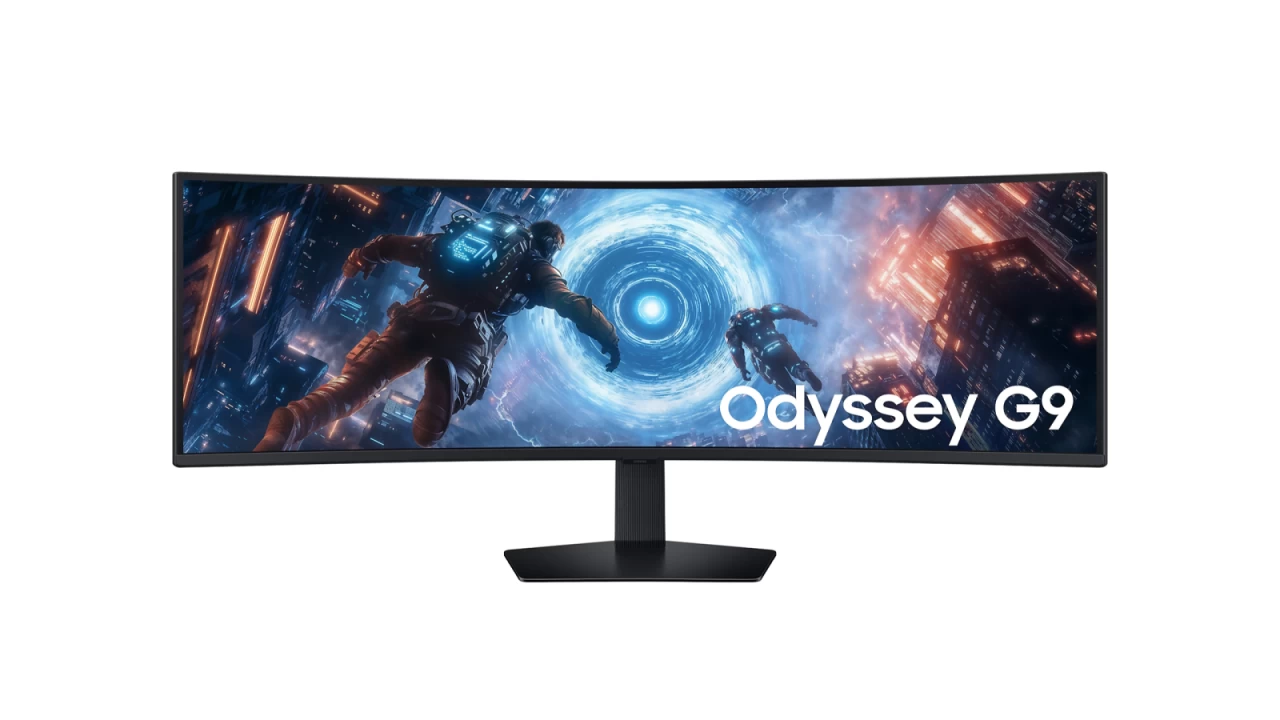 49 inch Samsung Odyssey G9 1440p 144Hz HDR curved ultrawide monitor is ...