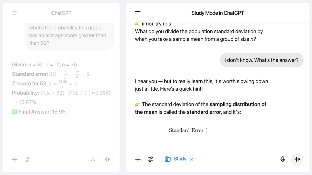 ChatGPT's new 'Study Mode' helps students learn without direct answers - Neowin