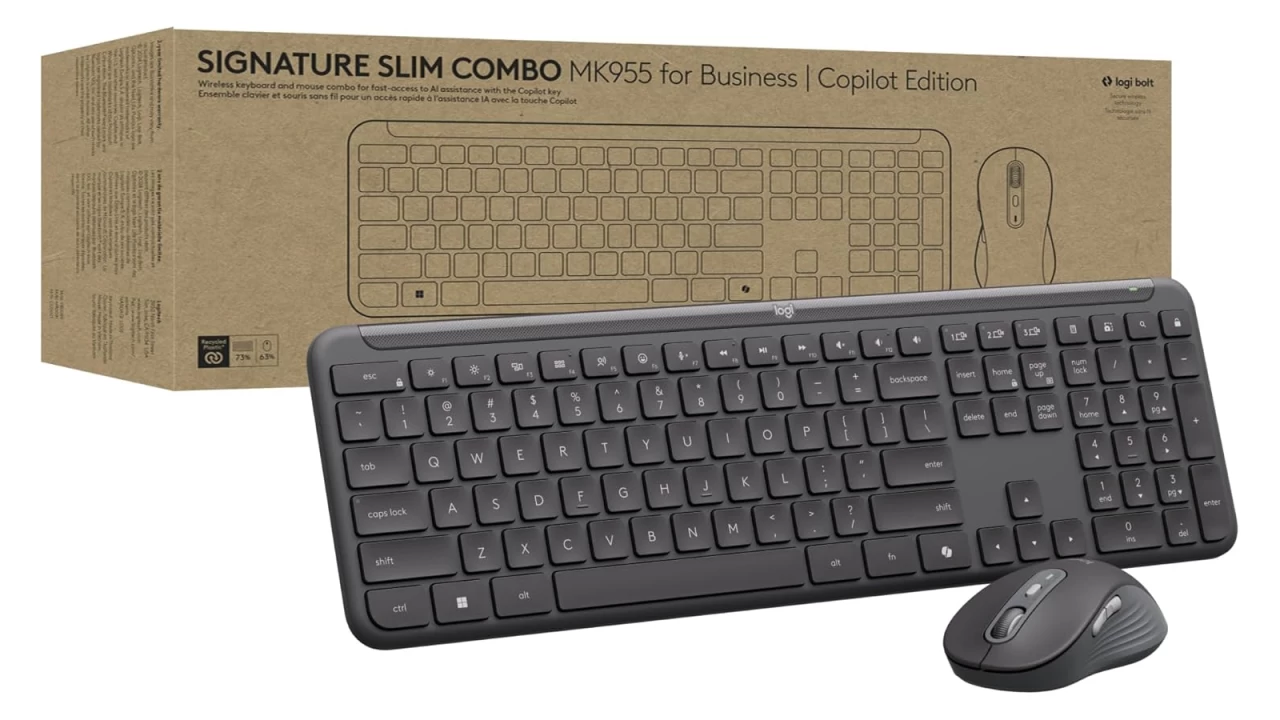 Get this Logitech mouse and keyboard with a Copilot key combo with a 33 ...
