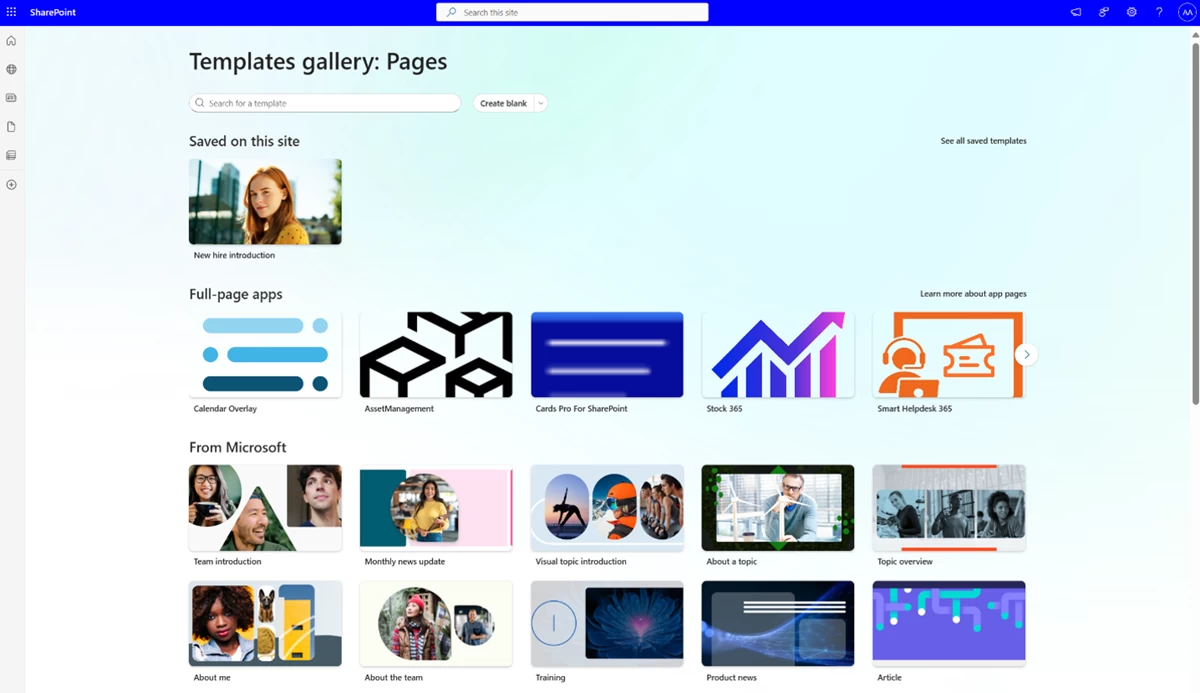 Microsoft's new SharePoint templates boost page creation - Neowin