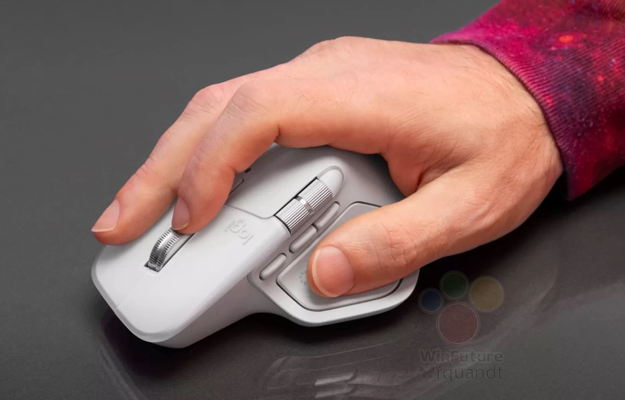 Logitech MX Master 4 leaks with haptic feedback, Action Ring button ...