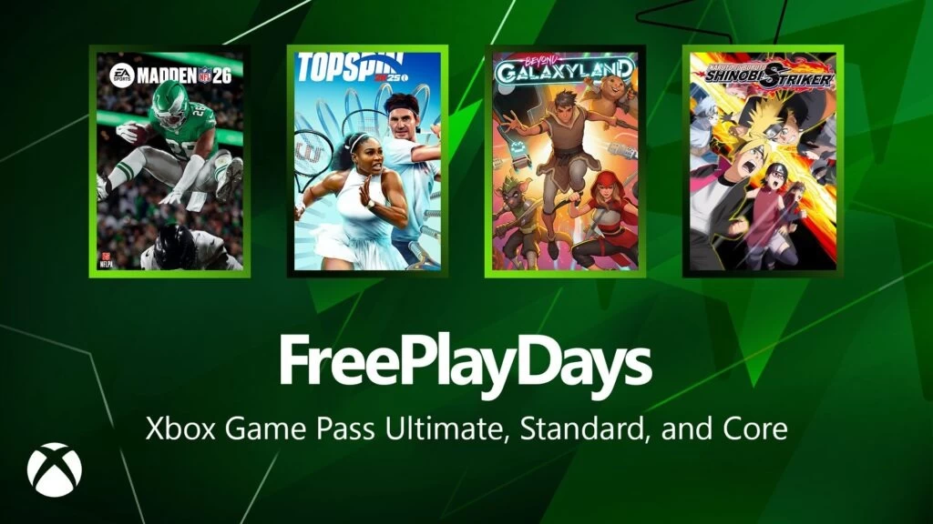 Madden NFL 26, TopSpin 2K25, and more join Free Play Days on Xbox this ...