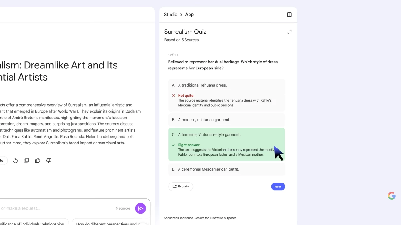 Google's NotebookLM gets new interactive power-ups: Flashcards, Quizzes ...
