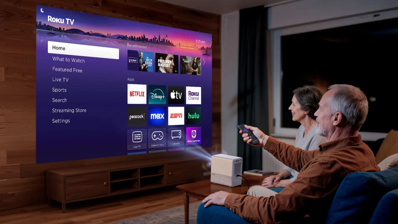 Roku launches its first-ever Roku TV smart projector with a $249 price ...