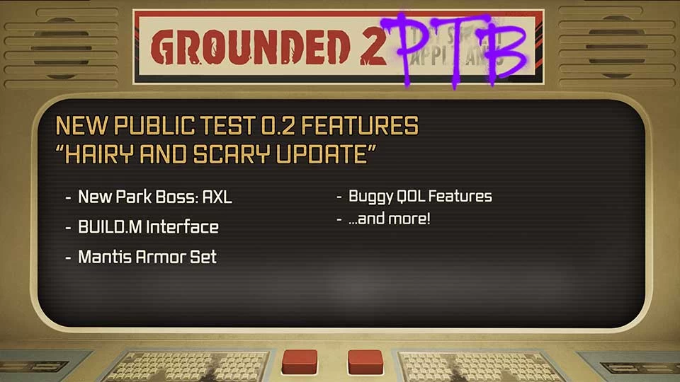 Grounded 2 gets a test environment for players to try out upcoming ...