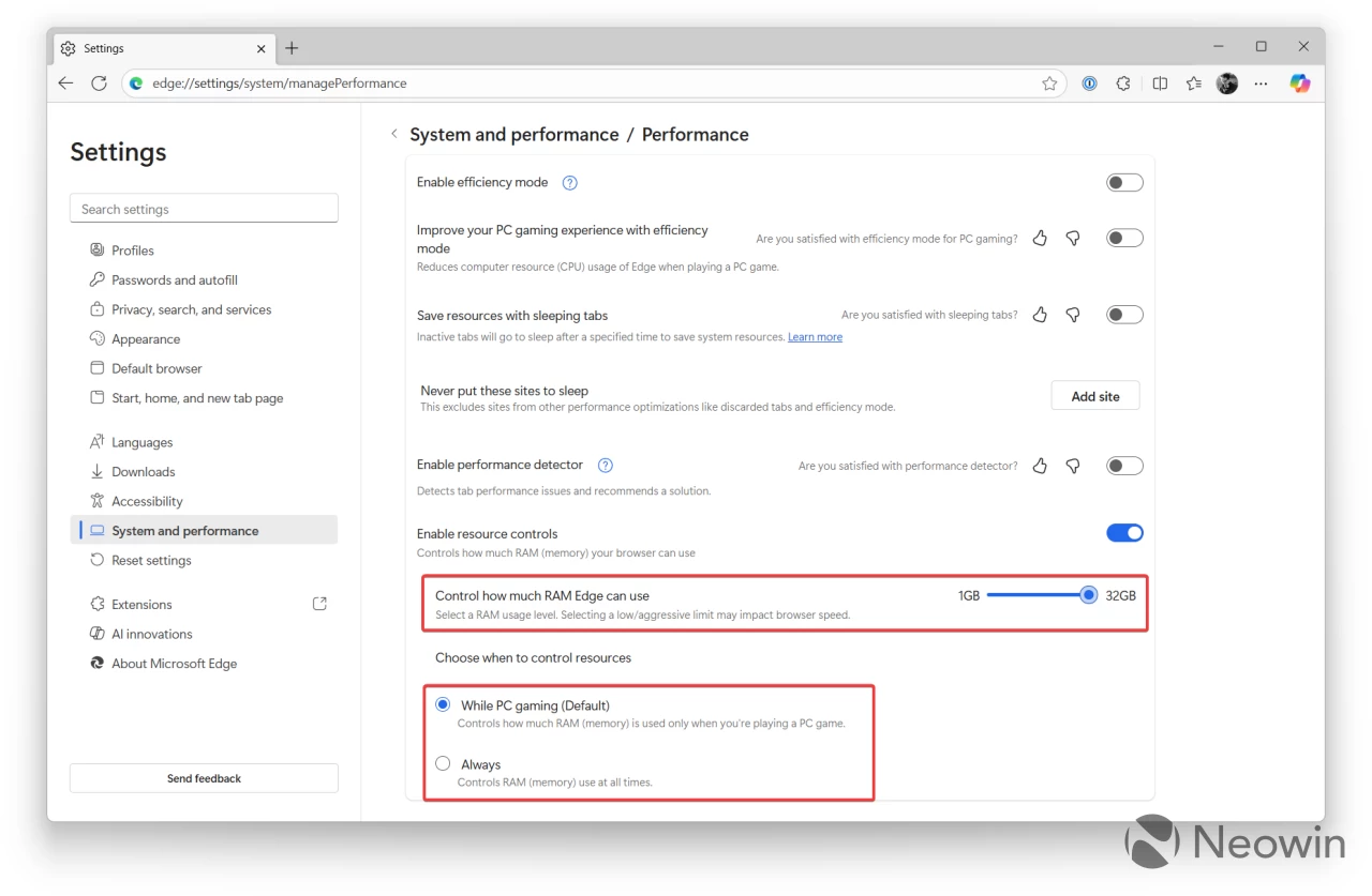 Microsoft Edge eats too much RAM? Here is how to limit memory ...