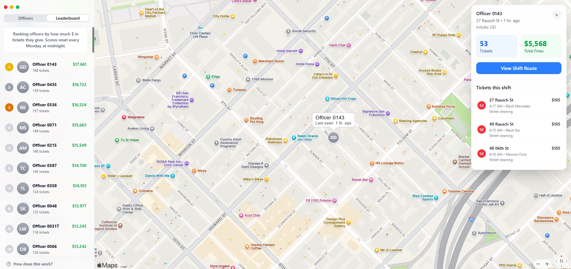 22-year-old dev creates web app that tracks San Francisco traffic cops ...