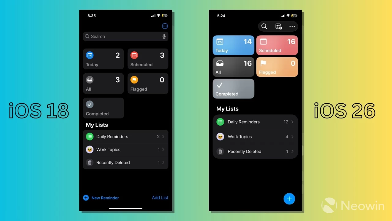 Exploring iOS 26: 5 new features you can find in the Reminders app - Neowin