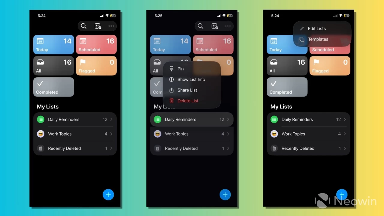 Exploring iOS 26: 5 new features you can find in the Reminders app - Neowin