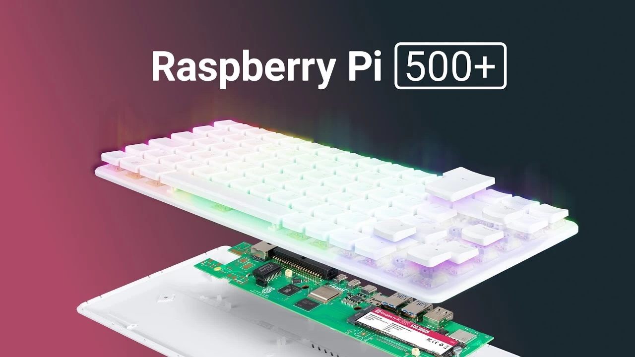 Raspberry Pi 500+ is here, with all the hardware inside a sleek ...