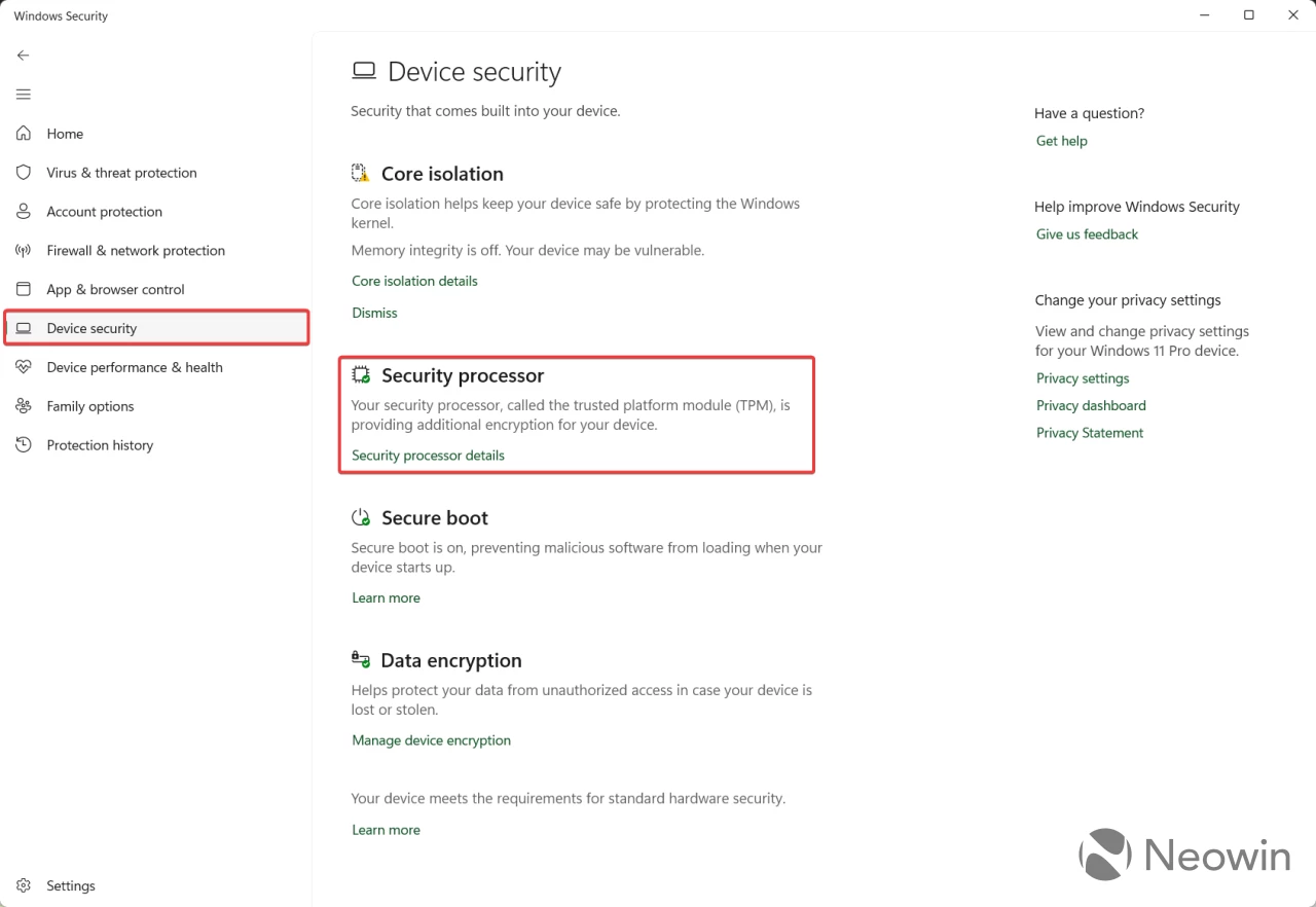 How to check if TPM is supported and enabled on your PC - Neowin