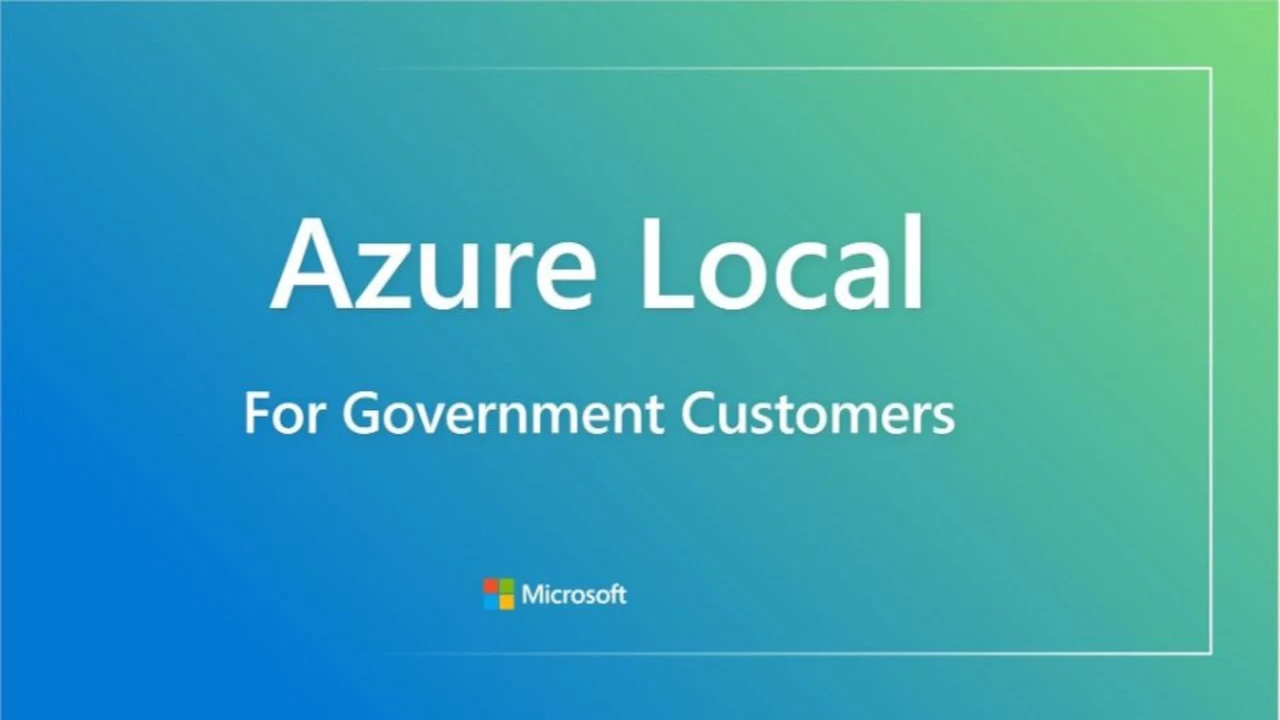 Microsoft promises incredible cloud productivity for US government agencies with Azure Local ...