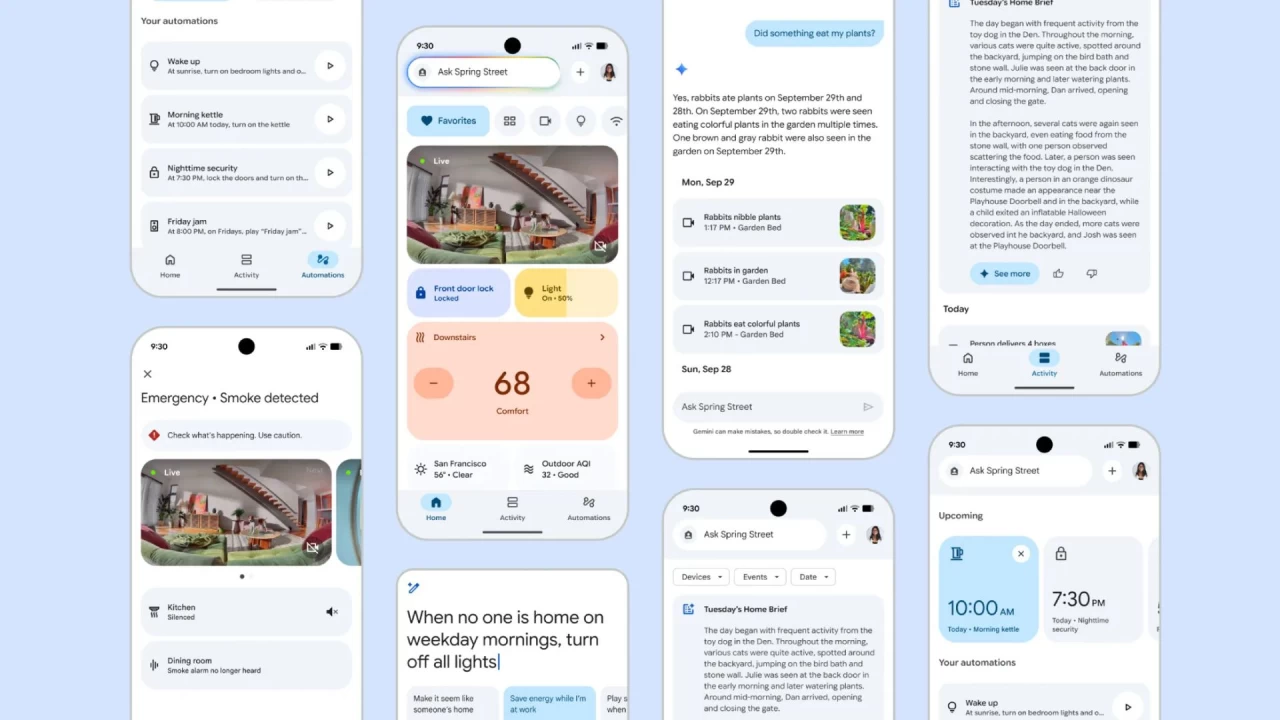 Google Home app updated with new Gemini assistant, redesigned interface - Neowin