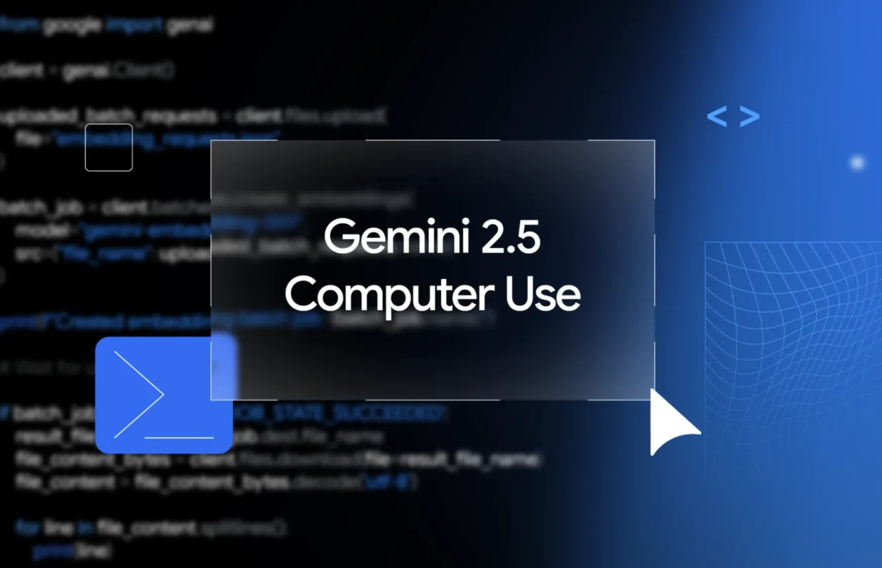 Gemini 2.5 Computer Use model outperforms leading alternatives on multiple AI benchmarks - Neowin