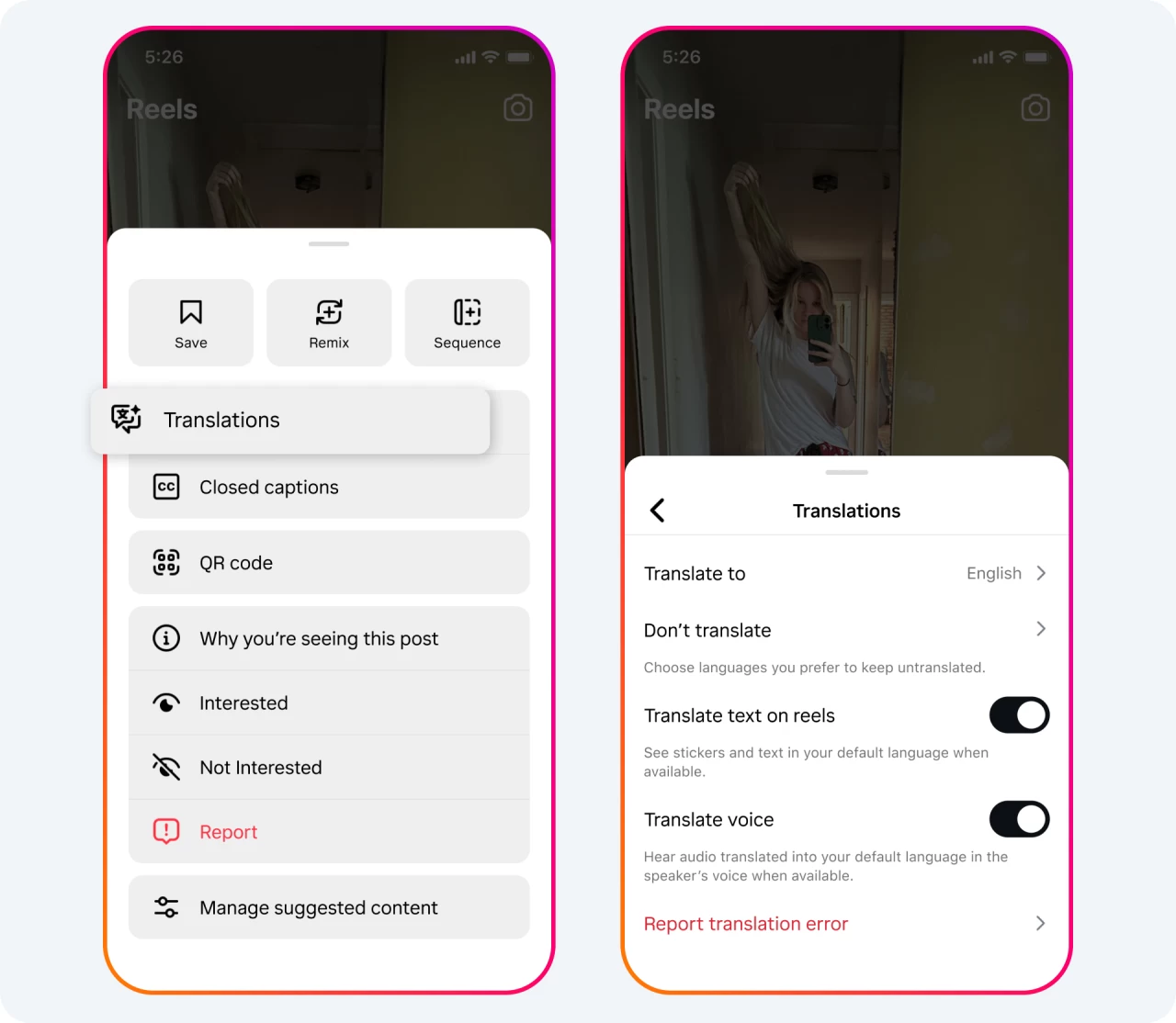 Meta's translation feature now supports some of its largest Reels ...