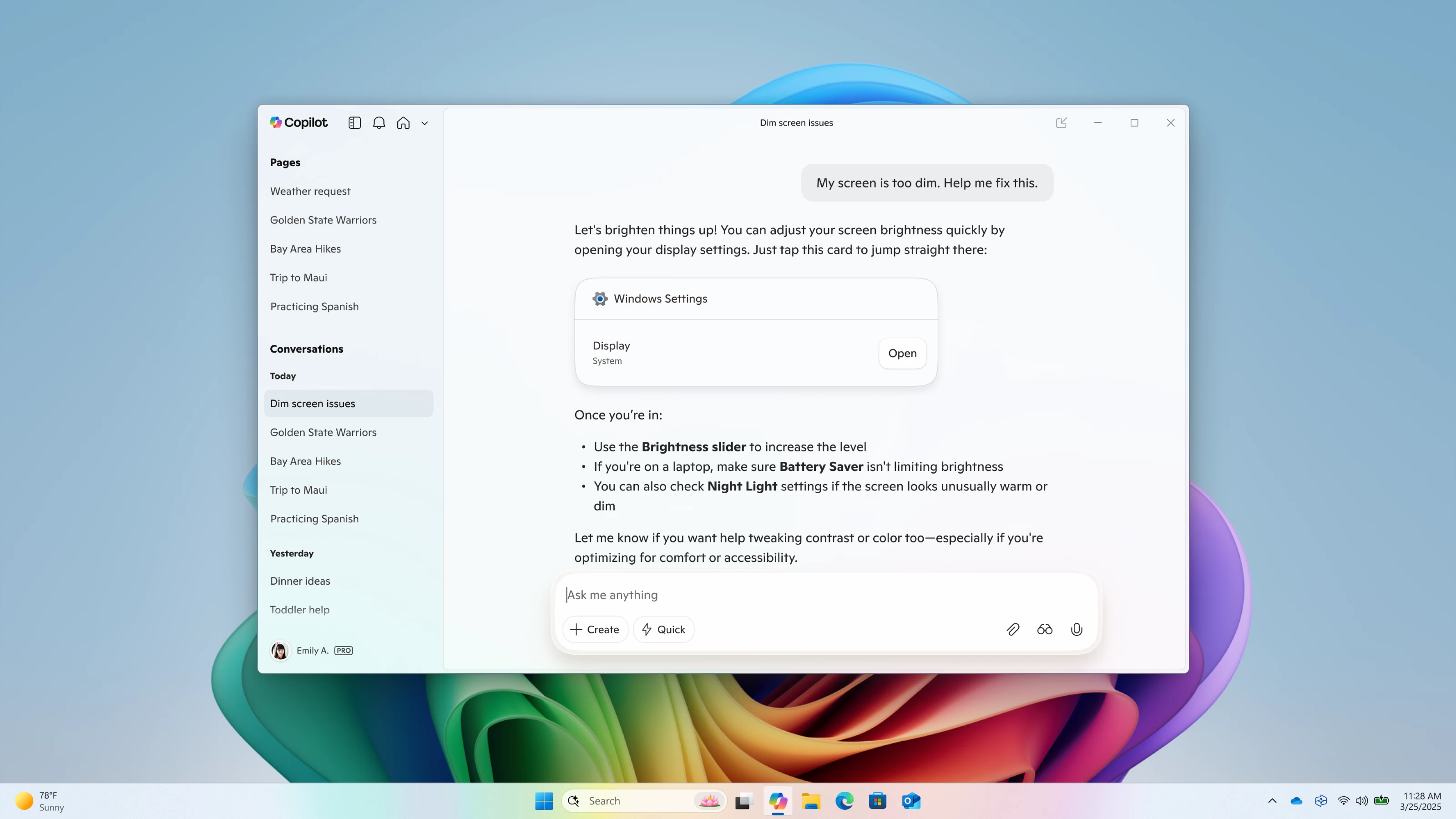Copilot can now access Windows Settings to help you customize your PC - Software News - Nsane Forums
