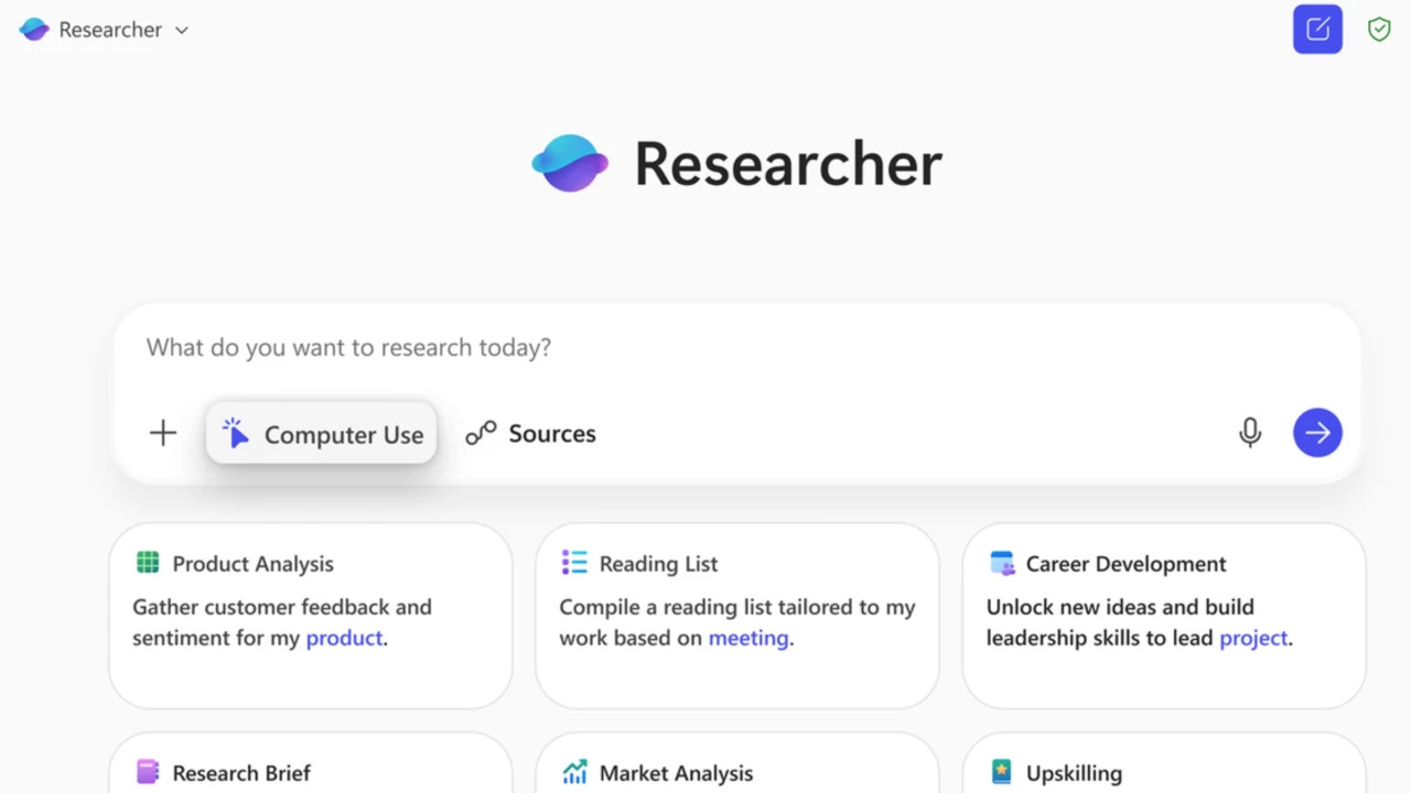 Microsoft 365 Copilot's Researcher agent can now take action with ...