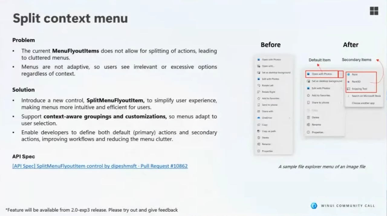 Microsoft is fixing cluttered context menus in Windows 11 apps - Neowin