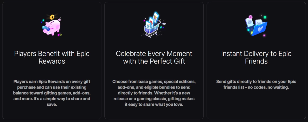 Epic Games Store users can now gift games to friends - Neowin